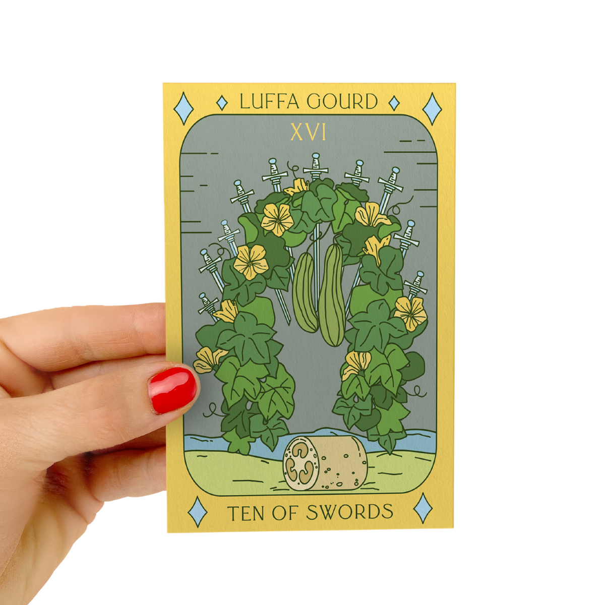 Luffa Gourd Tarot Seed Packet | Sow the Magic