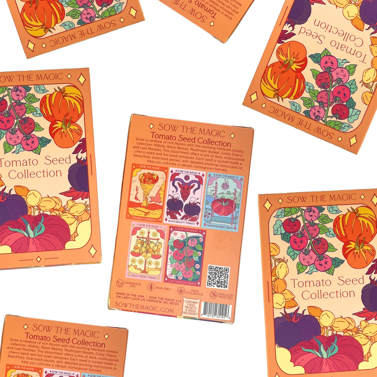 Heirloom Tomato Seed Collection – Non-GMO Rare & Colorful Varieties ...