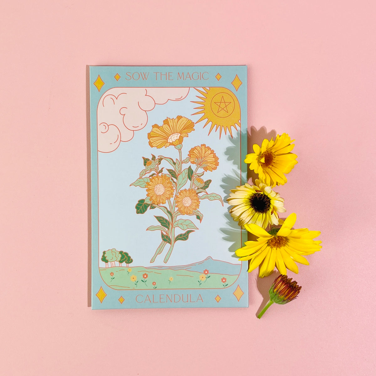 Calendula Tarot Seed Packet | Sow the Magic