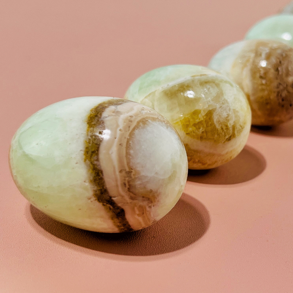 Natural Caribbean Calcite Crystal Egg Shape for Altar Nest | Sow the Magic